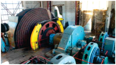 Mine winders with bicylindroconical drums - NKMZ CE