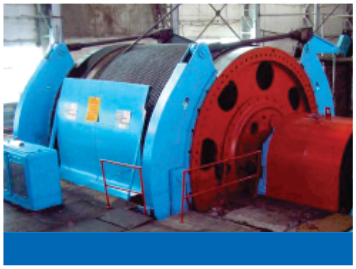 Mine winders with single solid cylindrical drums - NKMZ CE